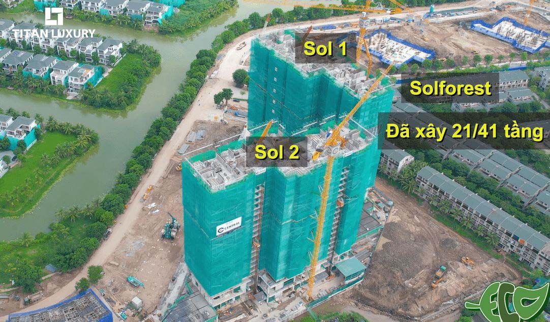 Tiến độ dự án Sol Forest Ecopark tháng 12/2021 | Ecoparker