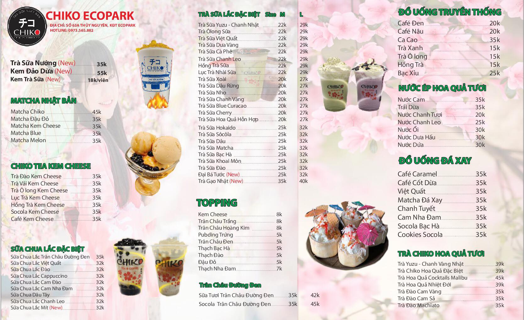 Quán đồ uống Chiko - Trà sữa Nhật Bản Ecopark